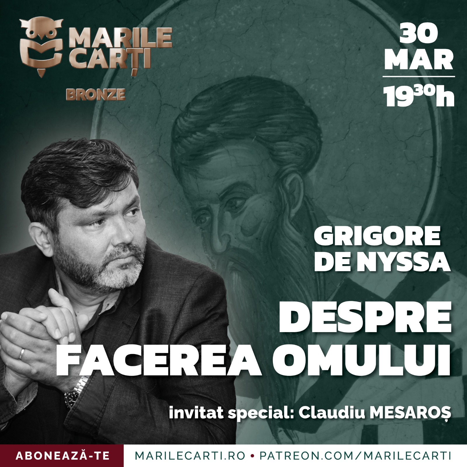 Grigorie de Nyssa, Despre facerea omului. Invitat-special: Claudiu ...